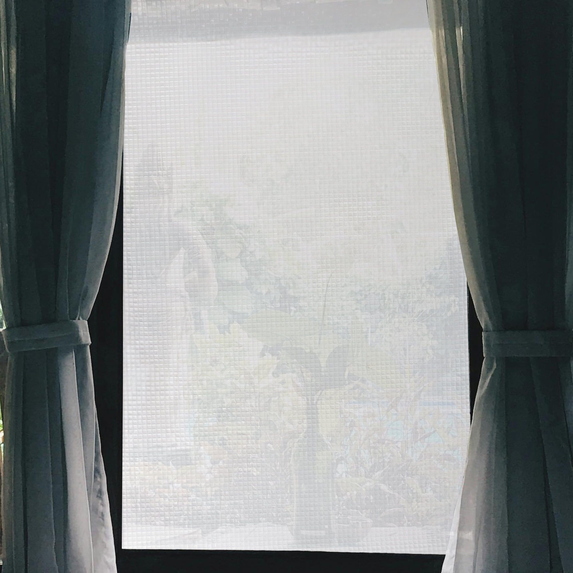 Mosaics Pattern Window Privacy Film Self-adhesive Glass Window Sticker ...