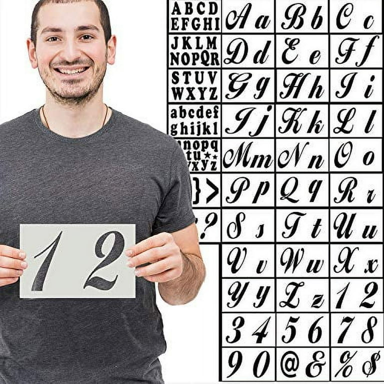 Extra Large Stencils Letters
