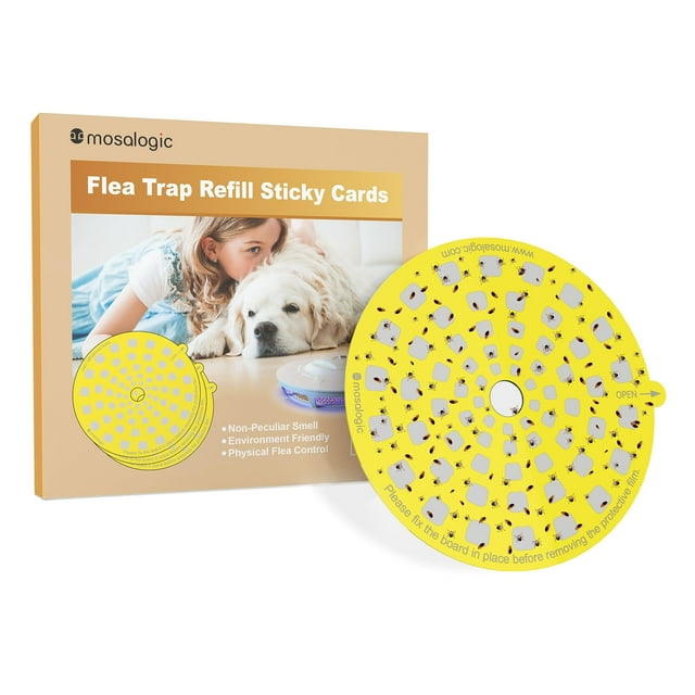 Mosalogic Flea Trap Light Refills, Pest Trapper Refill Replacement ...