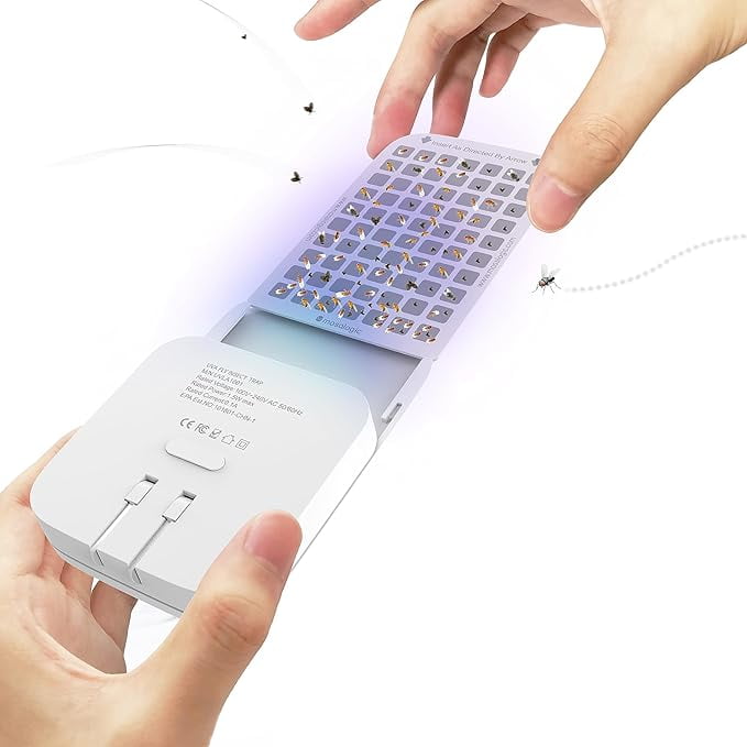 Mosalogic Sticky Card Plug Refill Replacement Glue Cards for Flying ...