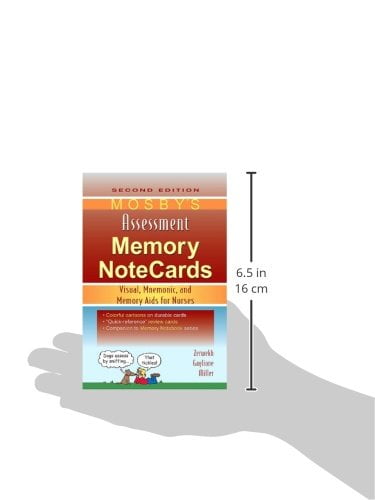 Pre-Owned Mosby's Assessment Memory NoteCards: Visual, Mnemonic, and ...