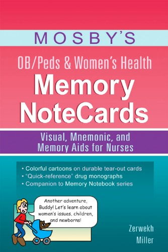 Pre-Owned Mosby's Ob/Peds & Women's Health Memory Notecards: Visual ...
