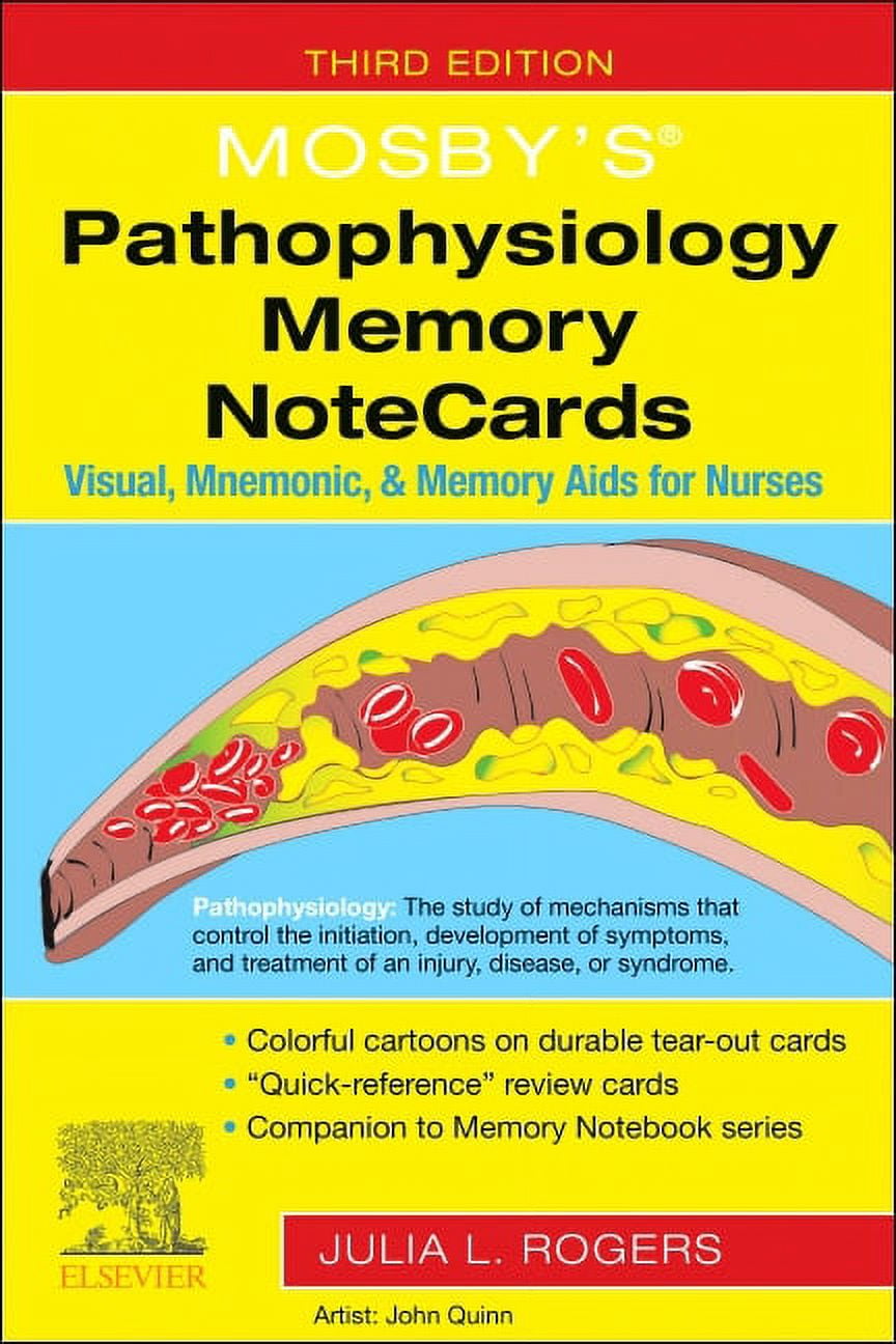 Mosby's(r) Pathophysiology Memory Notecards: Visual, Mnemonic, and ...