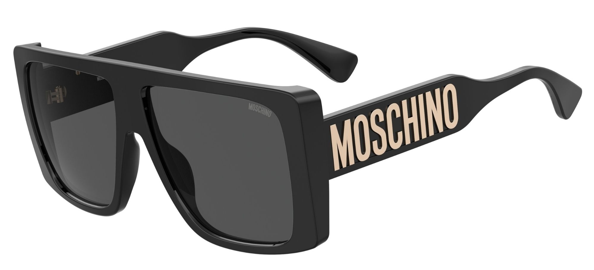 Moschino - MOS119/S, Geometric acetate women BLACK/DARK GREY - Walmart.com