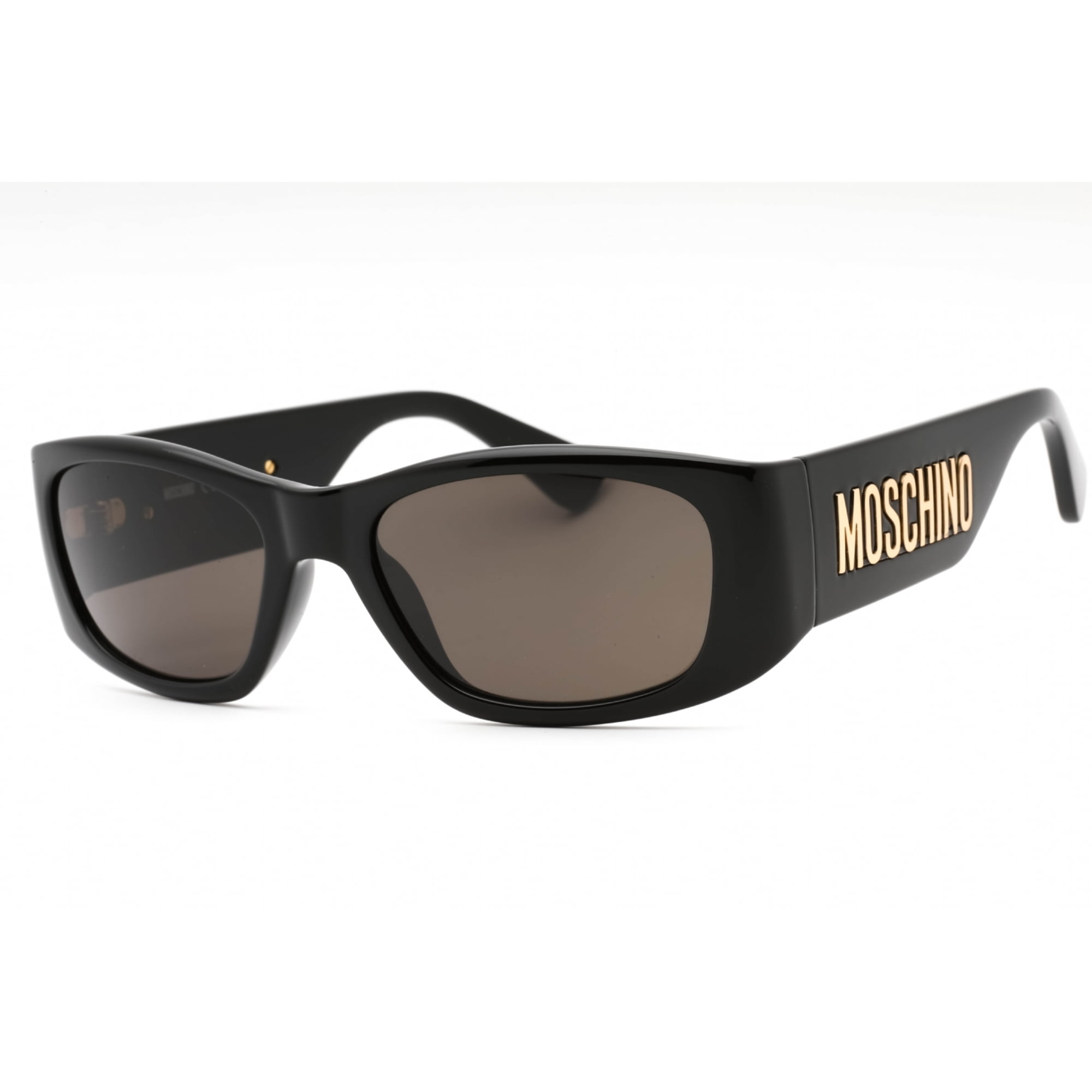 Moschino MOS145/S 0807 IR Women's Black Plastic Frame Sunglasses ...