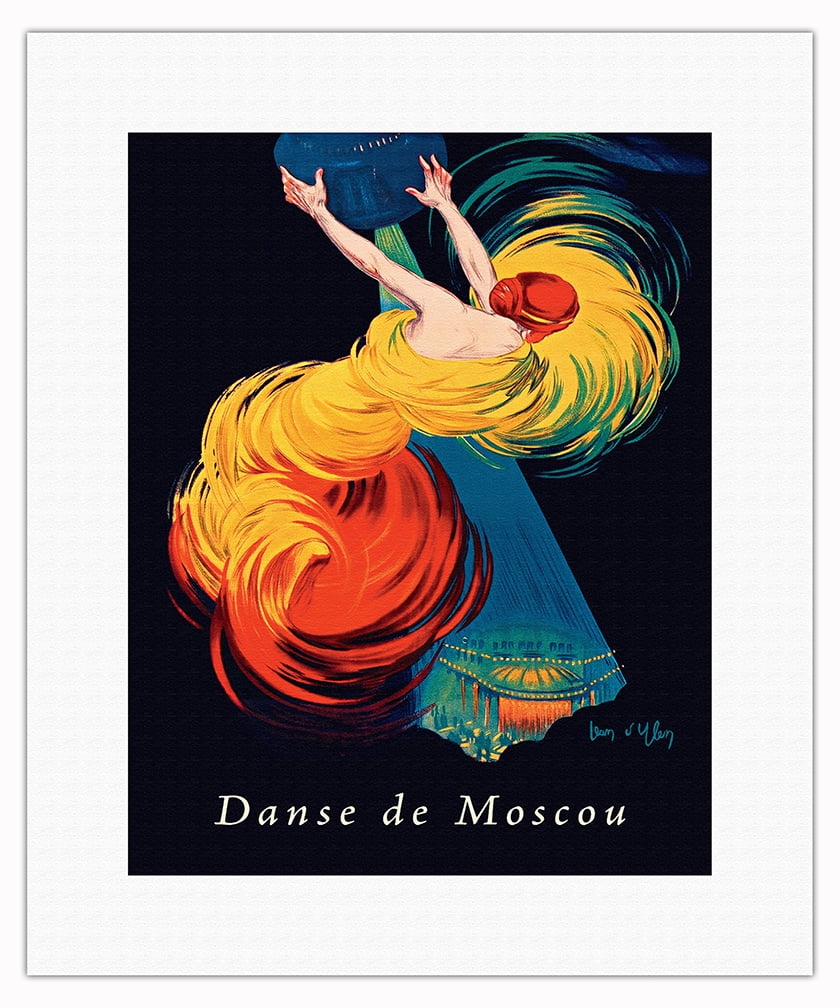 Moscow Dance Company (Danse de Moscou) - Vintage Dance Poster by Jean d ...