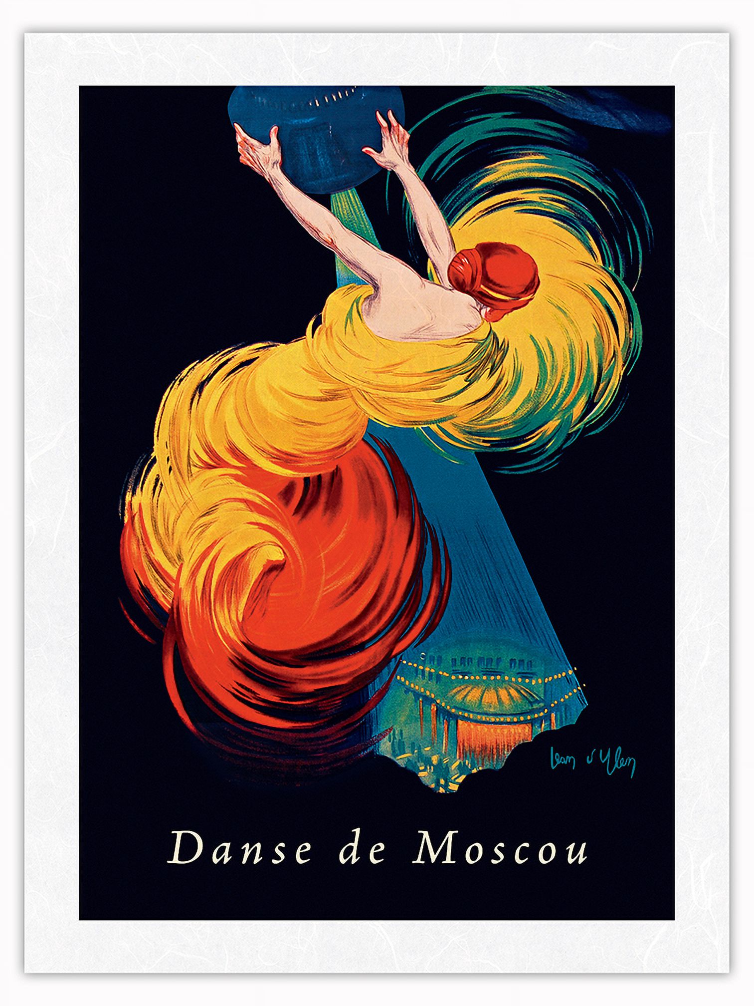 Moscow Dance Company (Danse de Moscou) - Vintage Dance Poster by Jean d ...