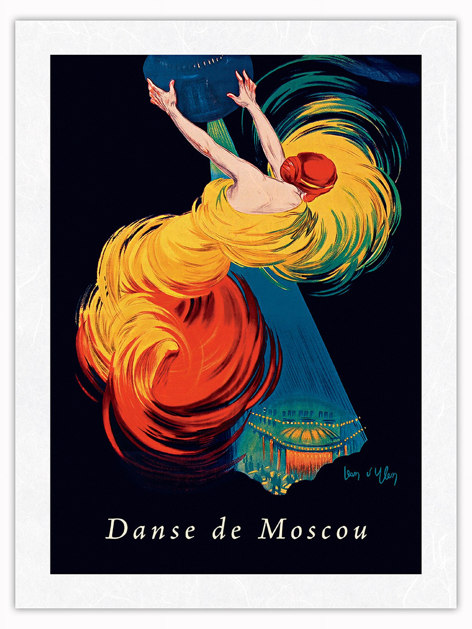 Moscow Dance Company (Danse de Moscou) - Vintage Dance Poster by Jean d ...
