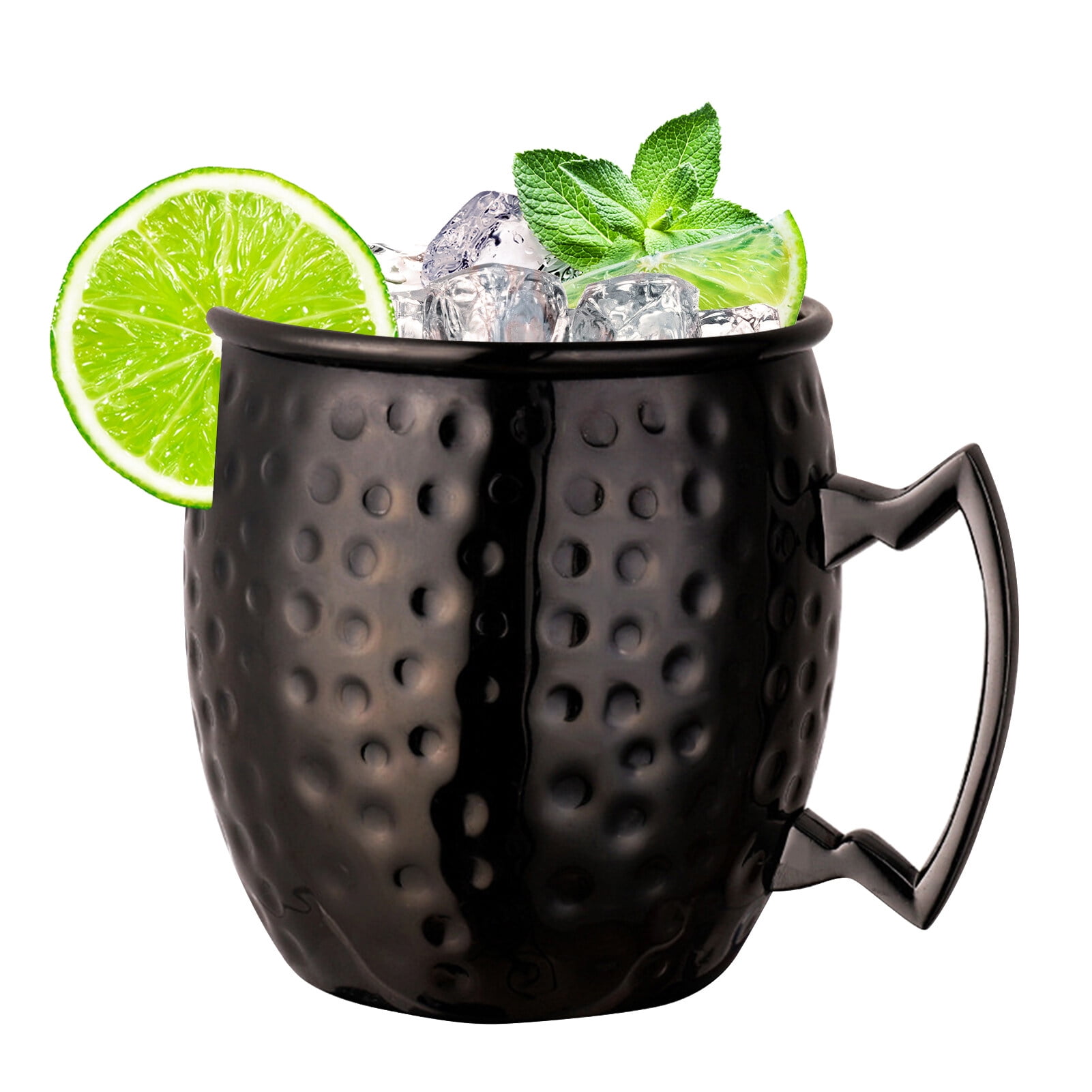 Moscow Mule Copper Mugs 530ml Stainless Steel Copper Beer Mugs Cocktail ...