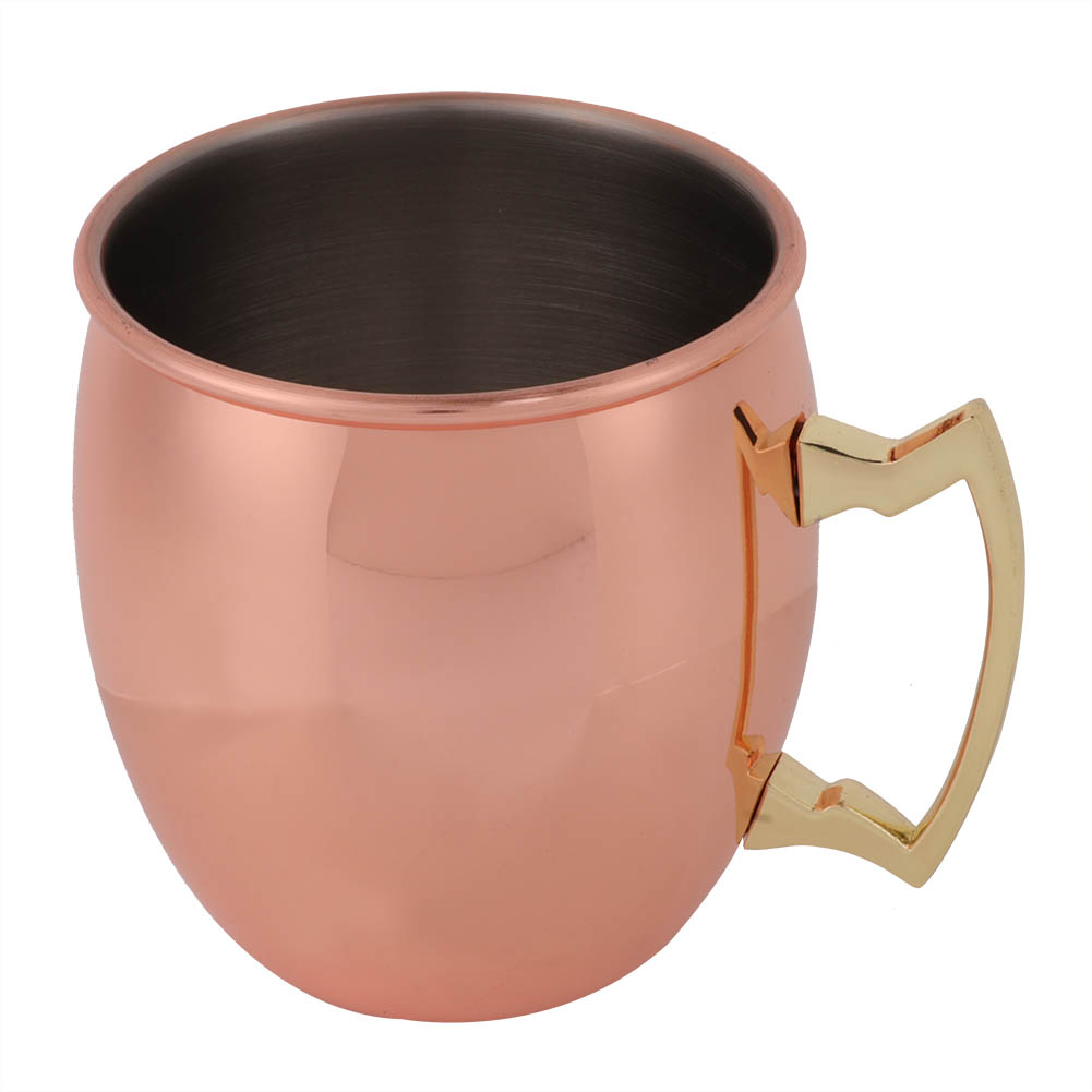 Moscow Mule Mug Whiskey Cup Stainless Steel Beer Cup Home Bar Drinkware ...