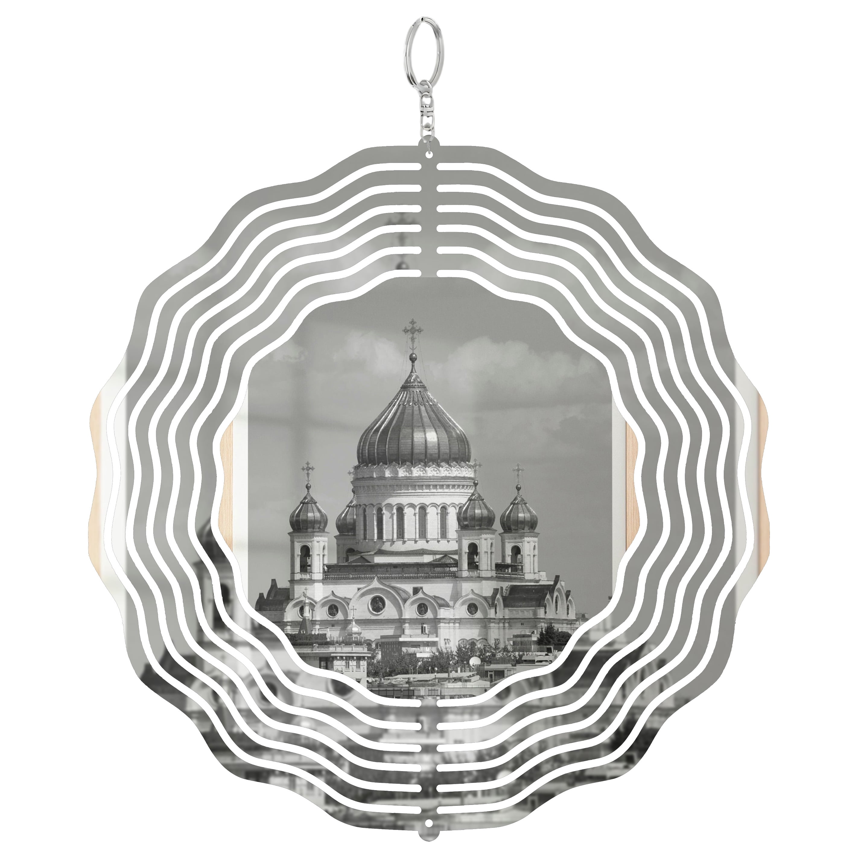 Moscow Russia 3D Wind Spinner Kinetic Yard Art Garden Hanging Decor ...