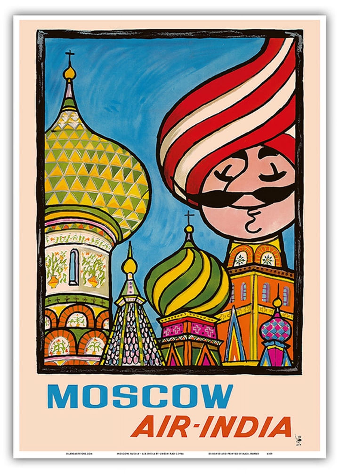 Moscow Russia - Air India - Saint Basil’s Cathedral - Air India’s ...