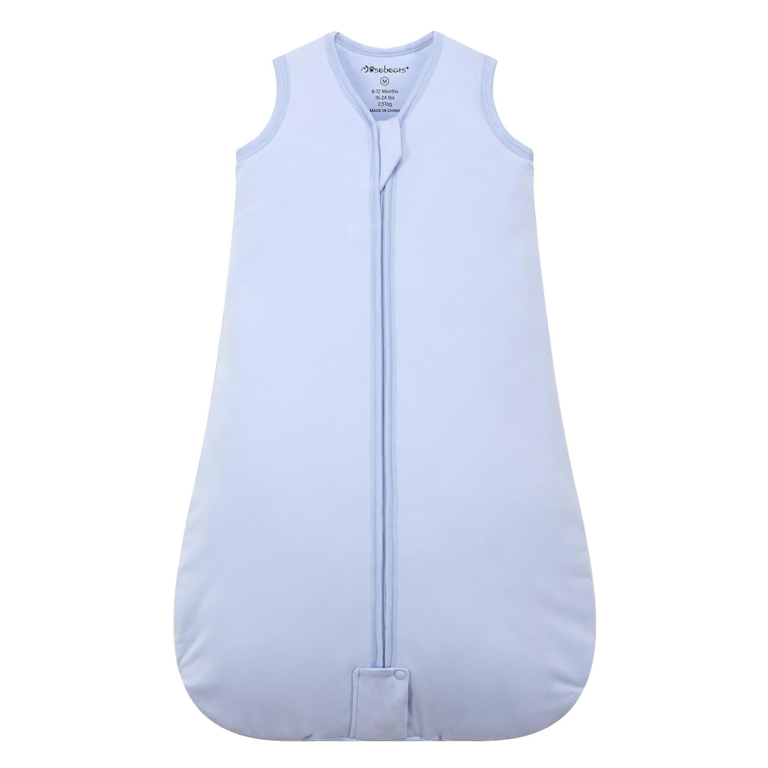 Mosebears Sleep Sack Baby Winter Wearable Blanket with 2-Way Zipper,2.5 ...