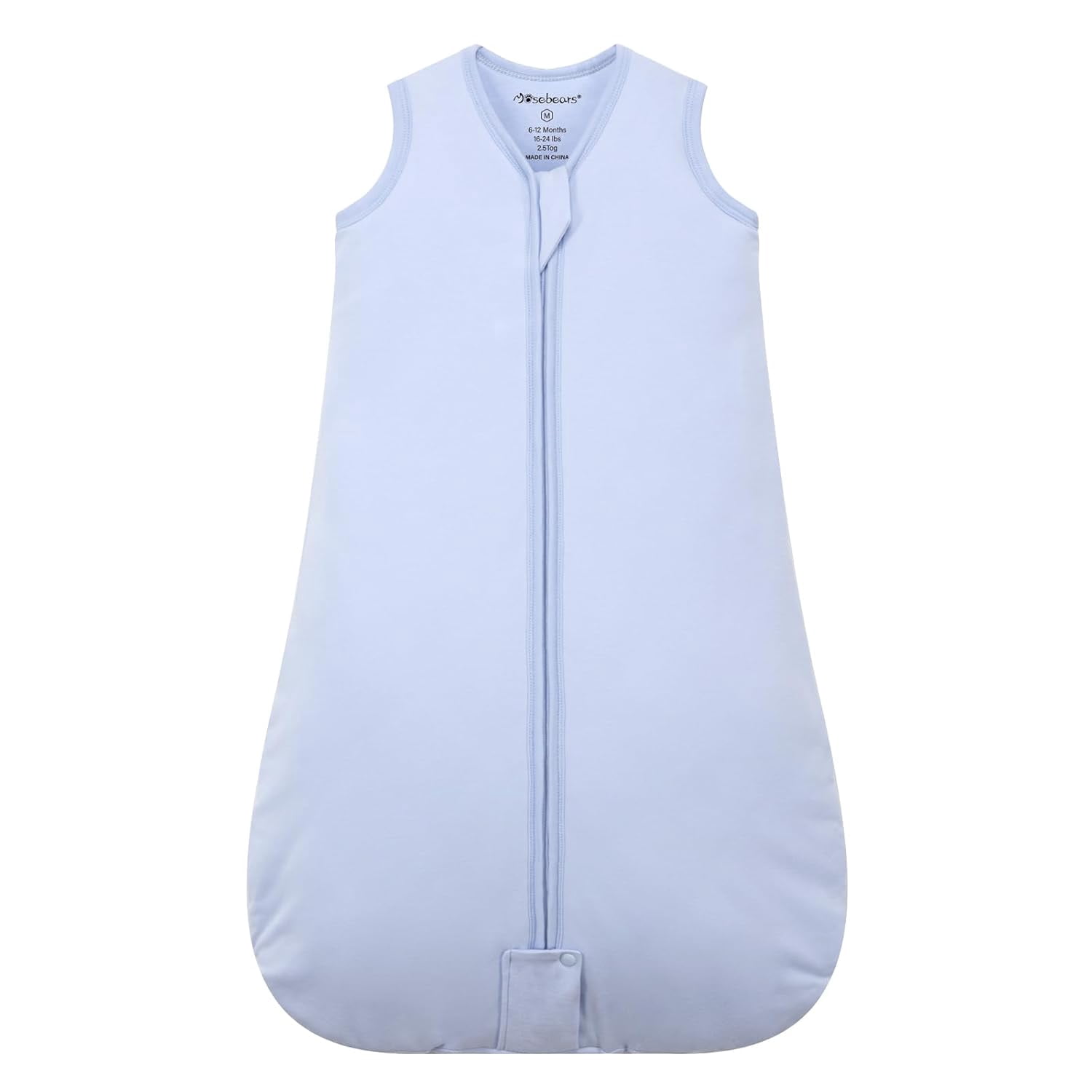 Mosebears Sleep Sack Baby Winter Wearable Blanket with 2-Way Zipper,2.5 ...