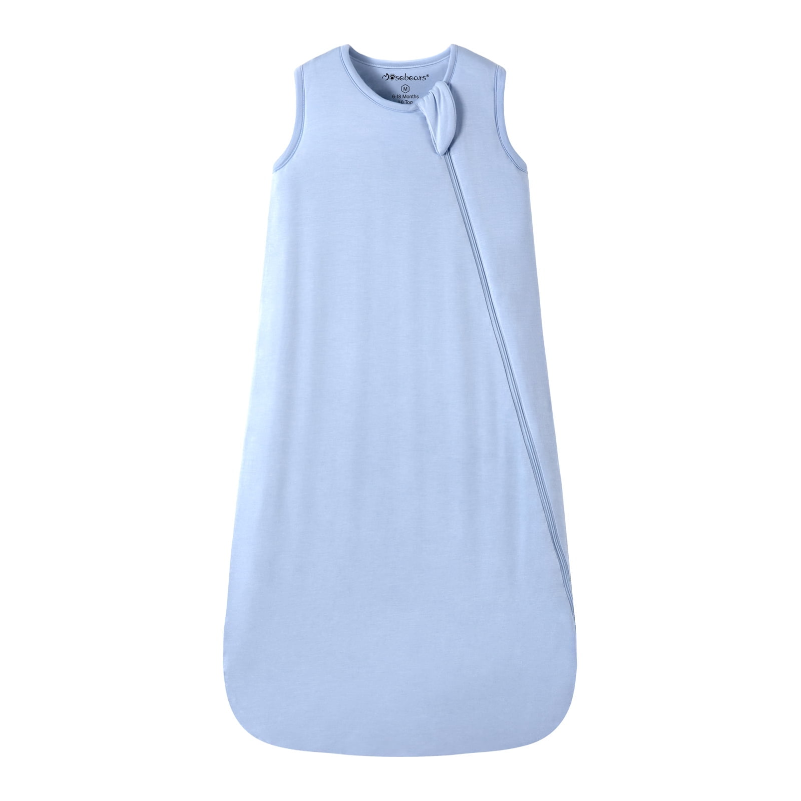 Mosebears Baby Sleep Sack, 1.0 TOG Wearable Blanket, Bamboo Rayon, Fog ...