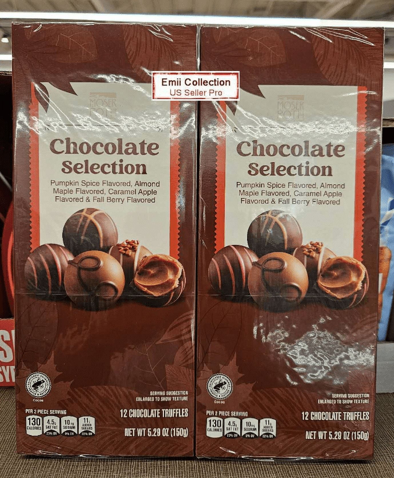 Moser Roth Chocolate Selection Autumn Truffles 5.29oz 150g (2 Boxes ...