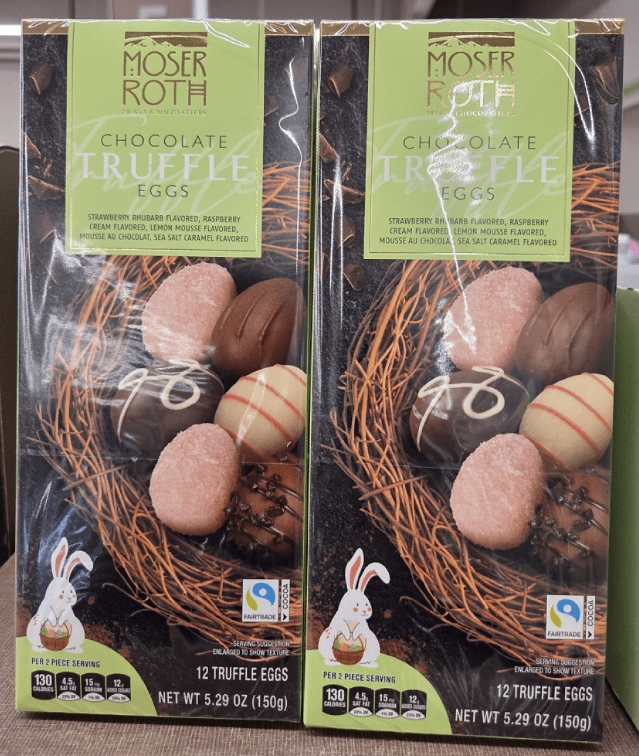 Moser Roth Privat Chocolatiers Truffle Eggs 5.29oz 150g (2 Boxes ...