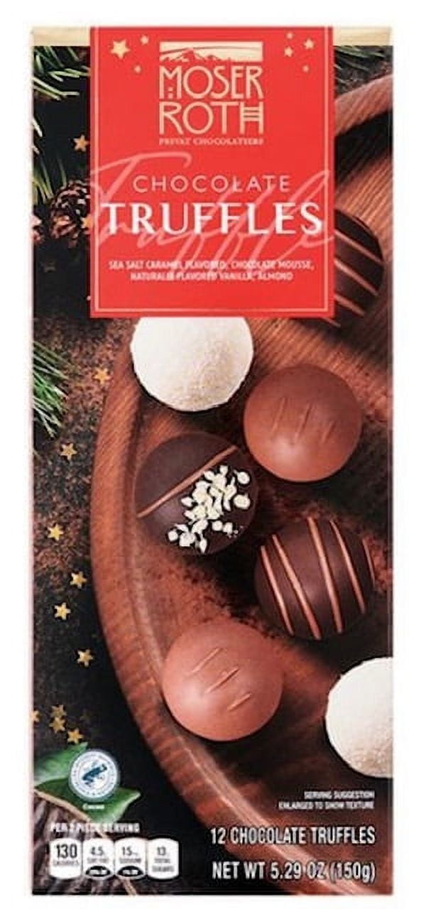 Moser Roth Privat Chocolatters Chocolate Truffles 5.29 oz (12 Truffles ...