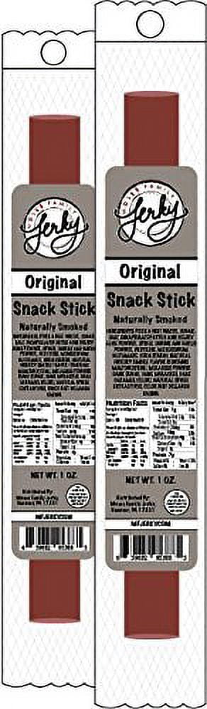 Moses Family Beef Jerky, Original Snack Stick, 1 Ounce (Pack of 15 ...