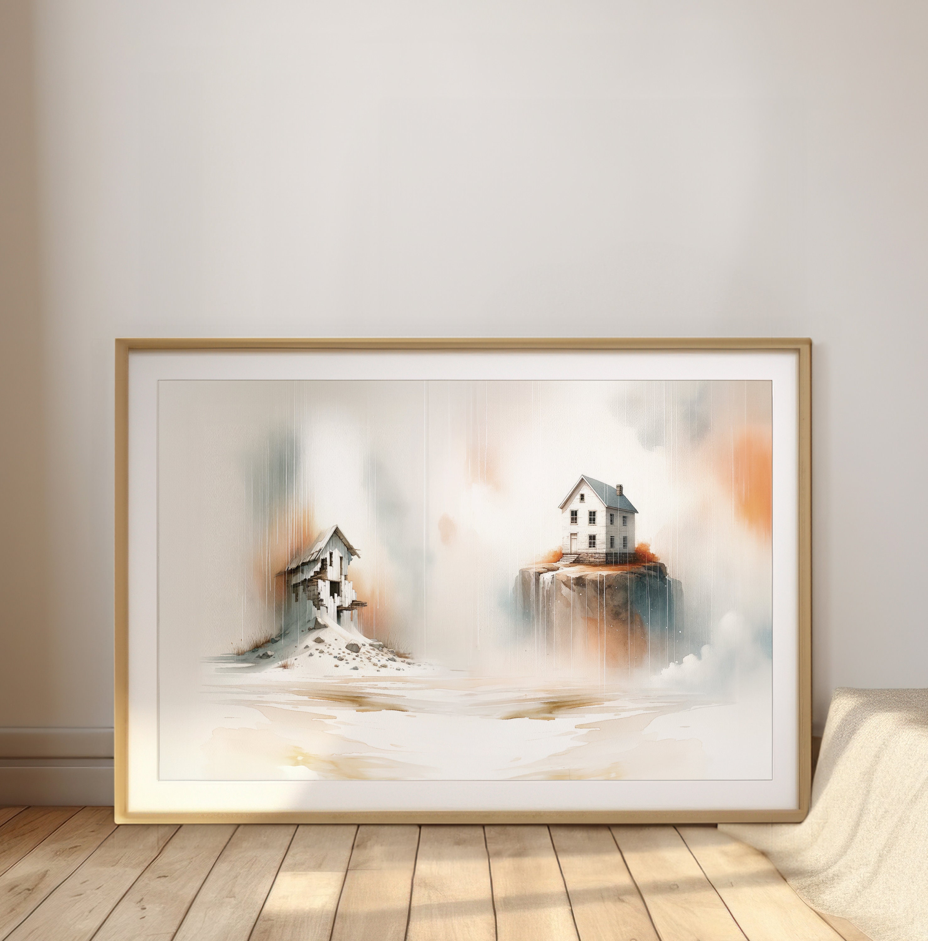 Moses Parting The Red Sea Wall Art | Moses Wall Art | Christian Art ...