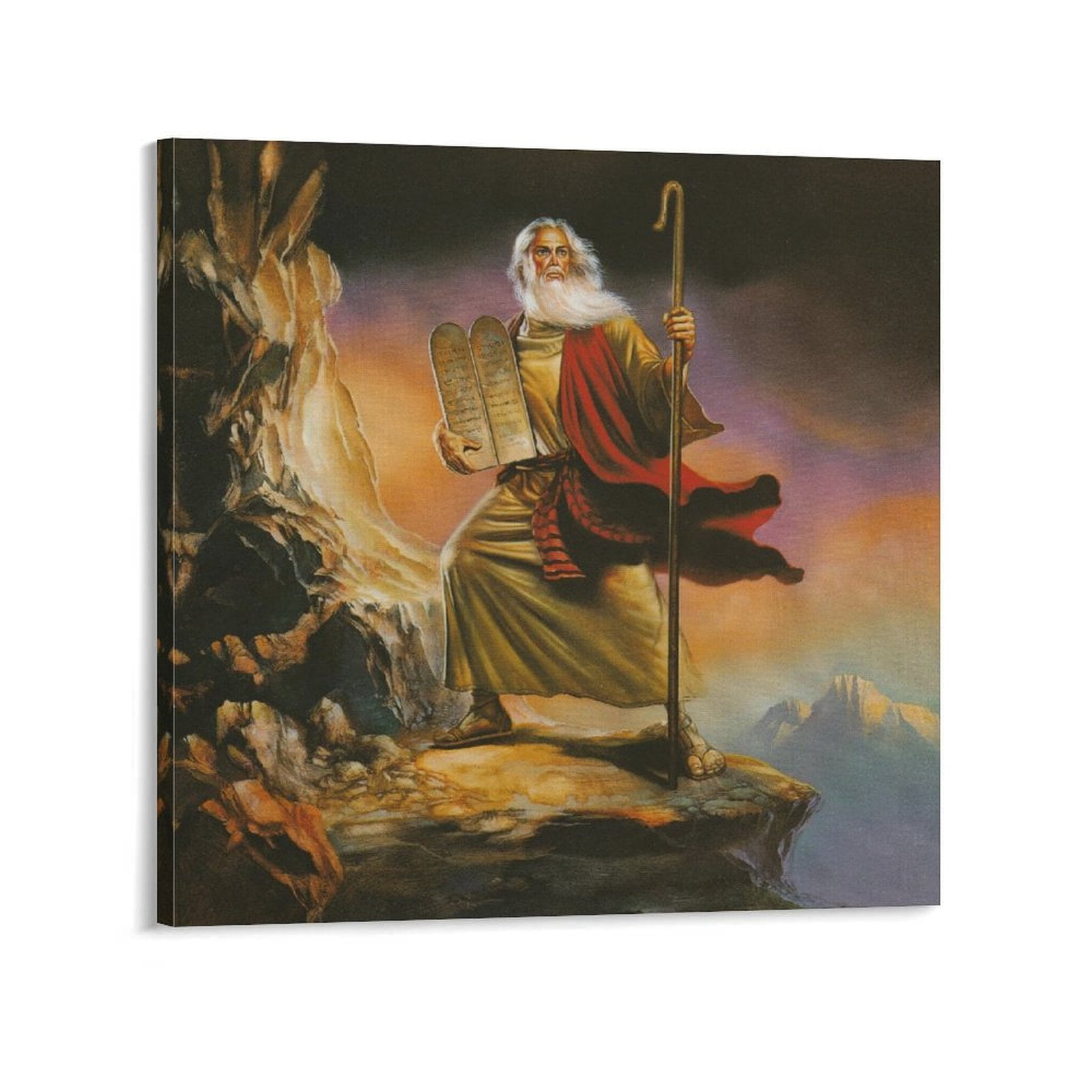 Moses Portray Poster Canvas Wall Art Poster Decorative Bedroom Modern ...