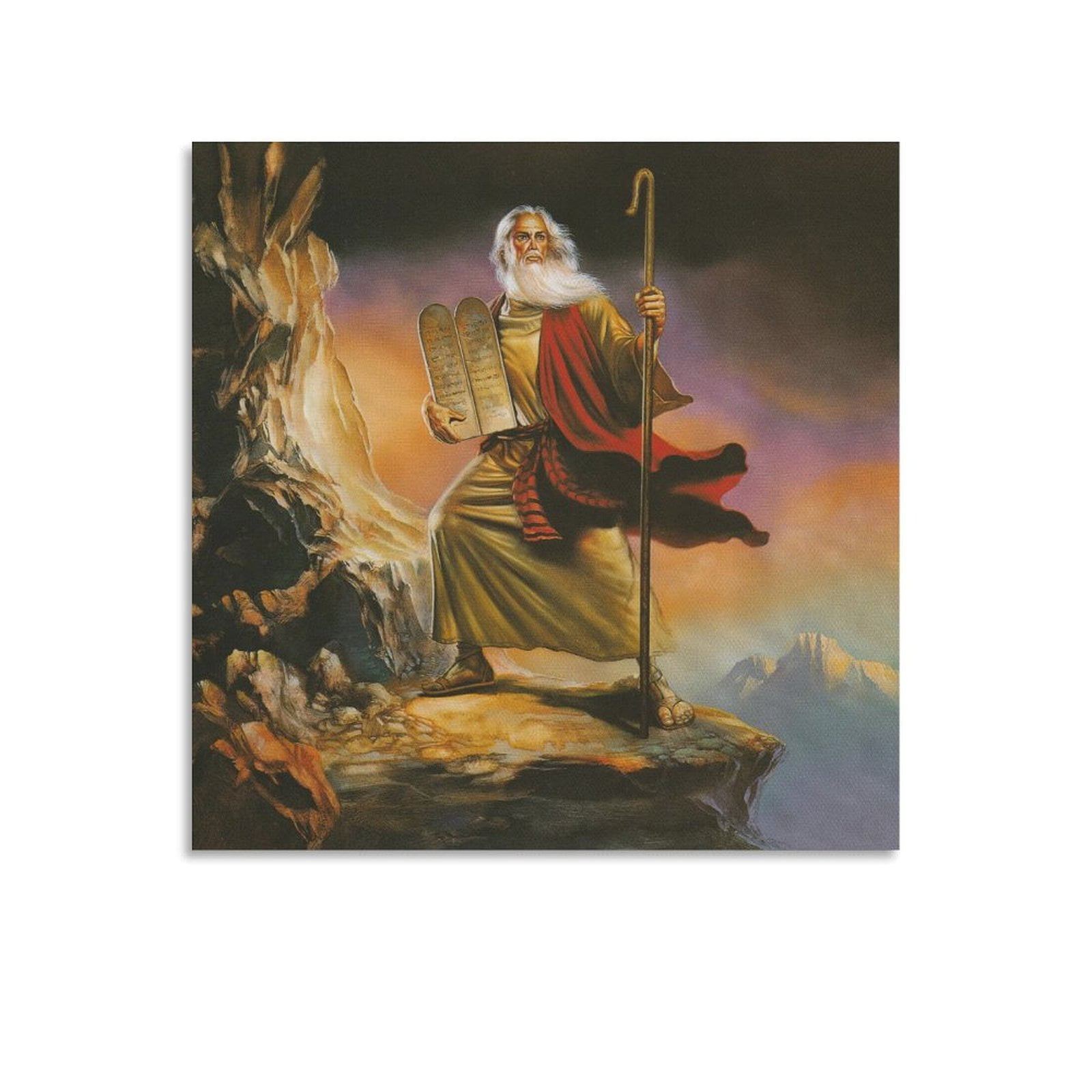 Moses Portray Poster Picture Print Wall Art Poster Painting Canvas ...