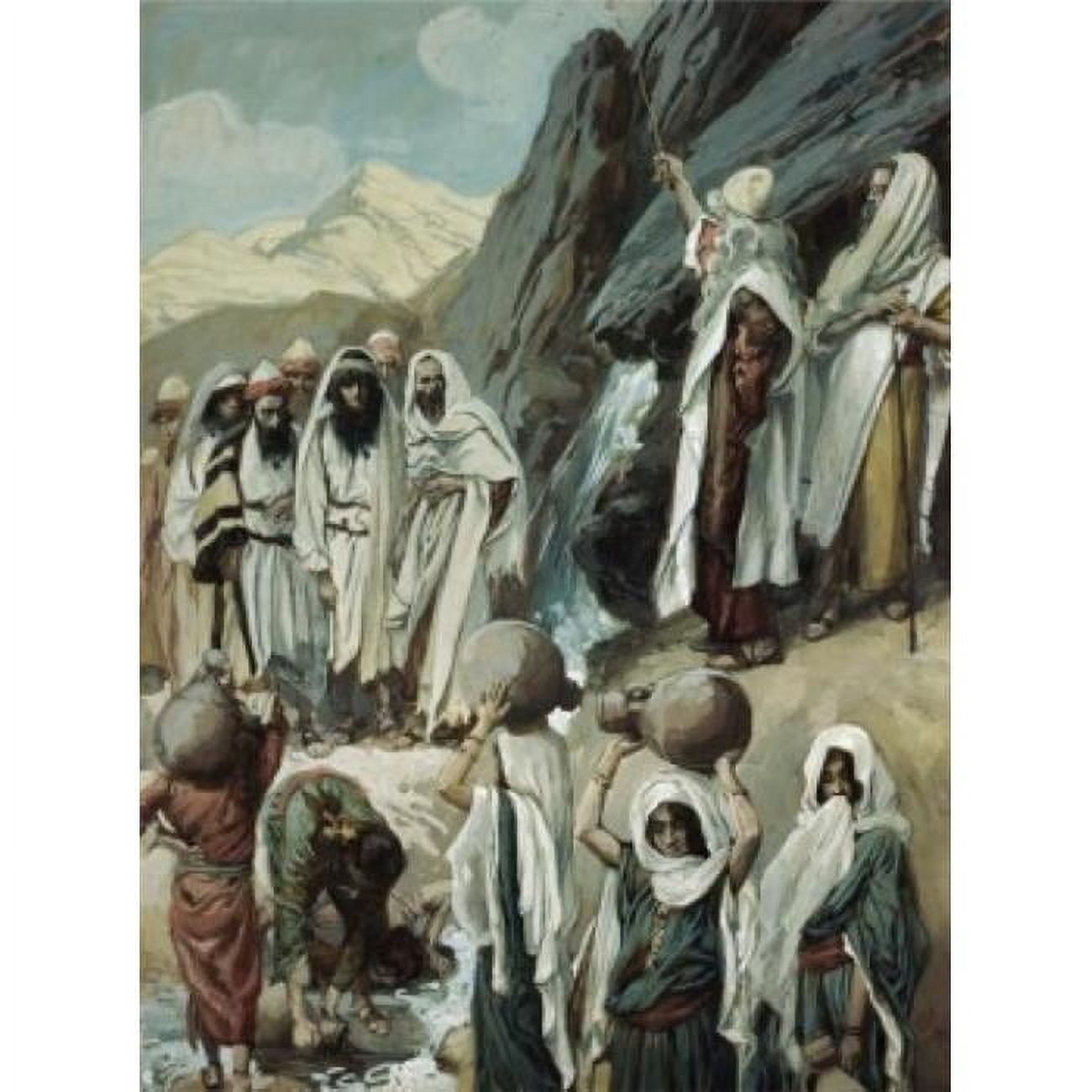 Moses Strikes the Rock James J. Tissot 1836-1902 French Jewish Museum New York Poster Print - 18 ...