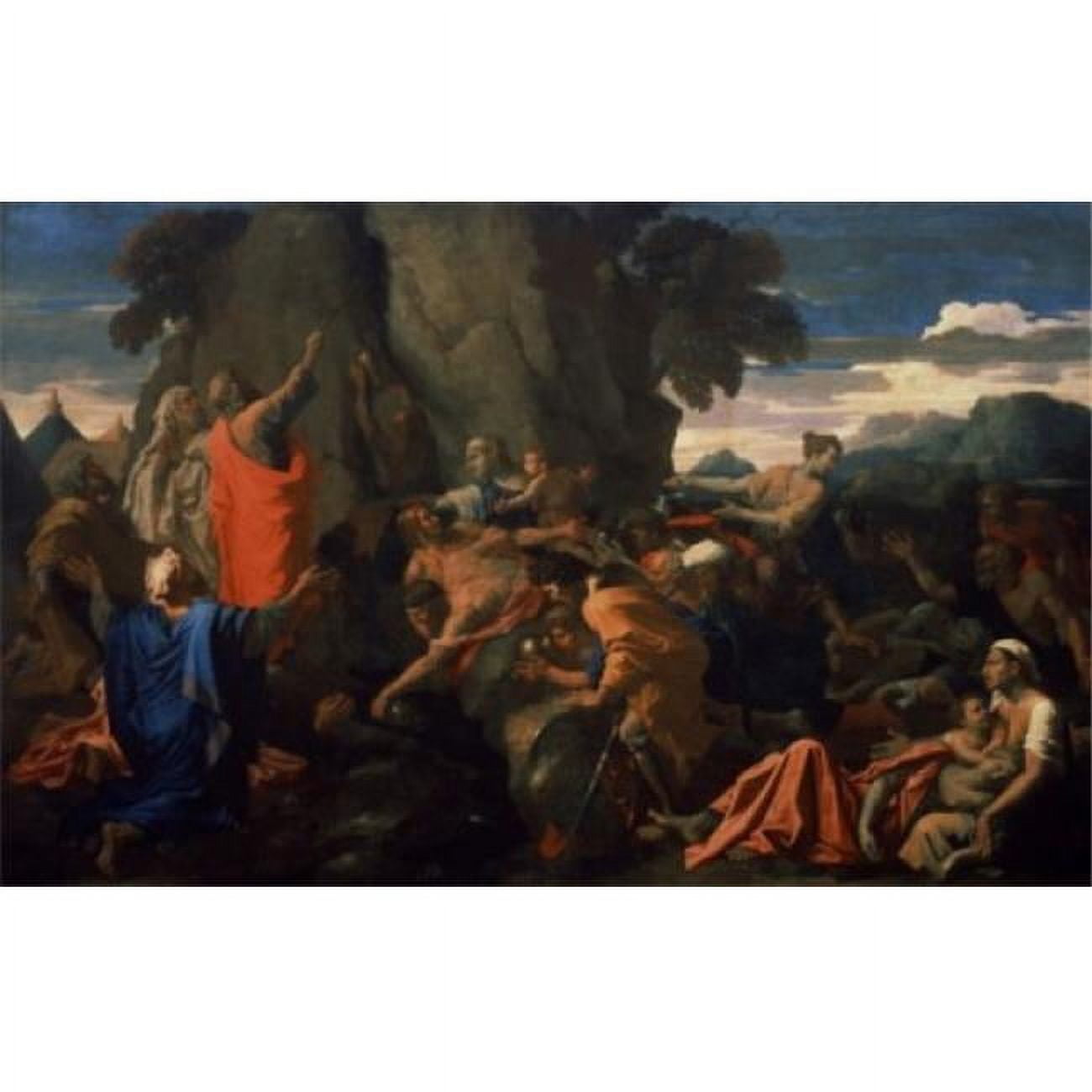 Moses Striking the Rock 1649 Nicolas Poussin 1594-1665 French State ...