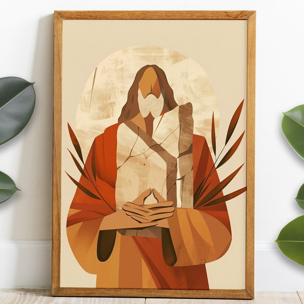 Moses Ten Commandments, Christian Bible Art, Modern Bible Wall Art ...