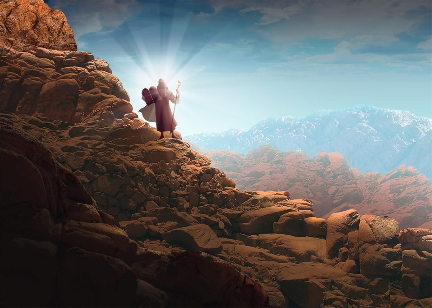 Moses and The Ten Commandments Backdrop Religion The Israelites Egypt ...