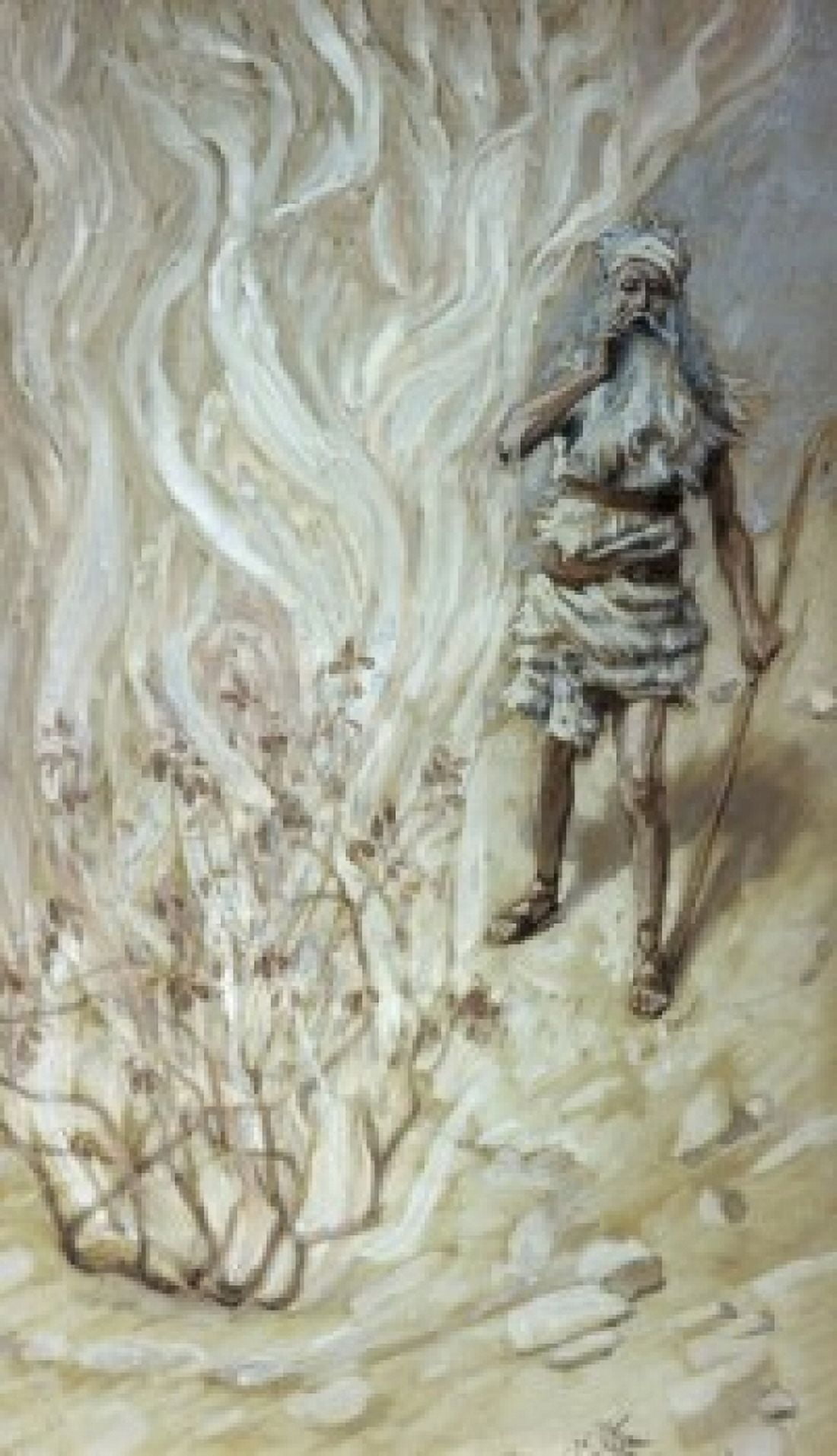 Moses and the Burning Bush , James J. Tissot (1836-1902/French ...