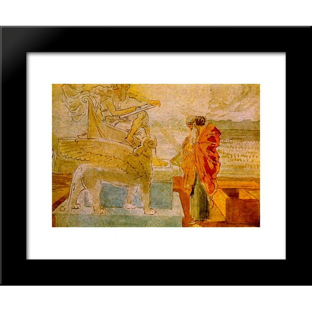 Moses before the God 20x24 Framed Art Print by Alexander Ivanov ...