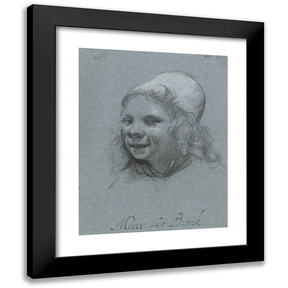 Moses ter Borch 12x14 Black Modern Framed Museum Art Print Titled ...