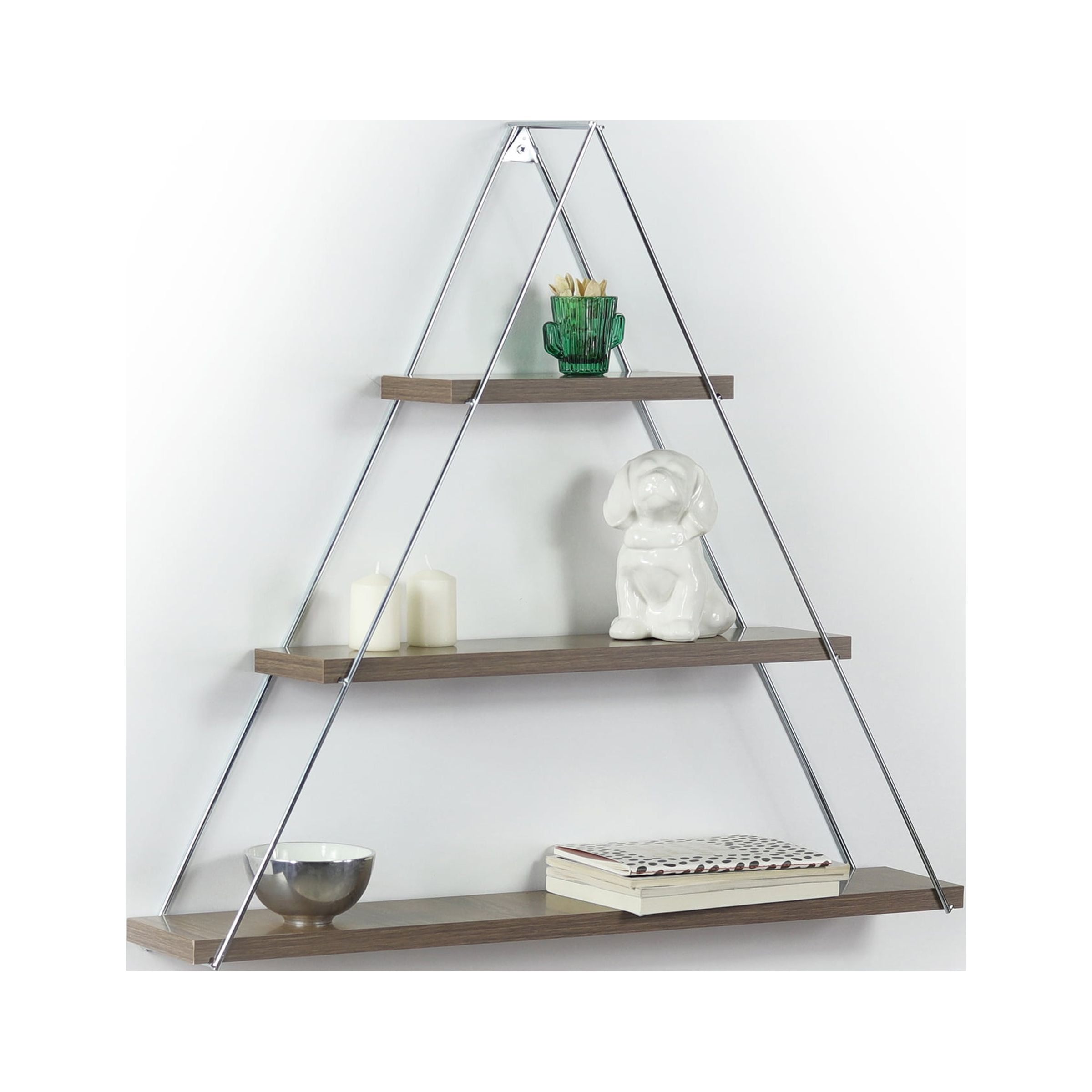 Moset Floating Wall Decor Wall Mounted Rustic Decorative Hanging Metal ...