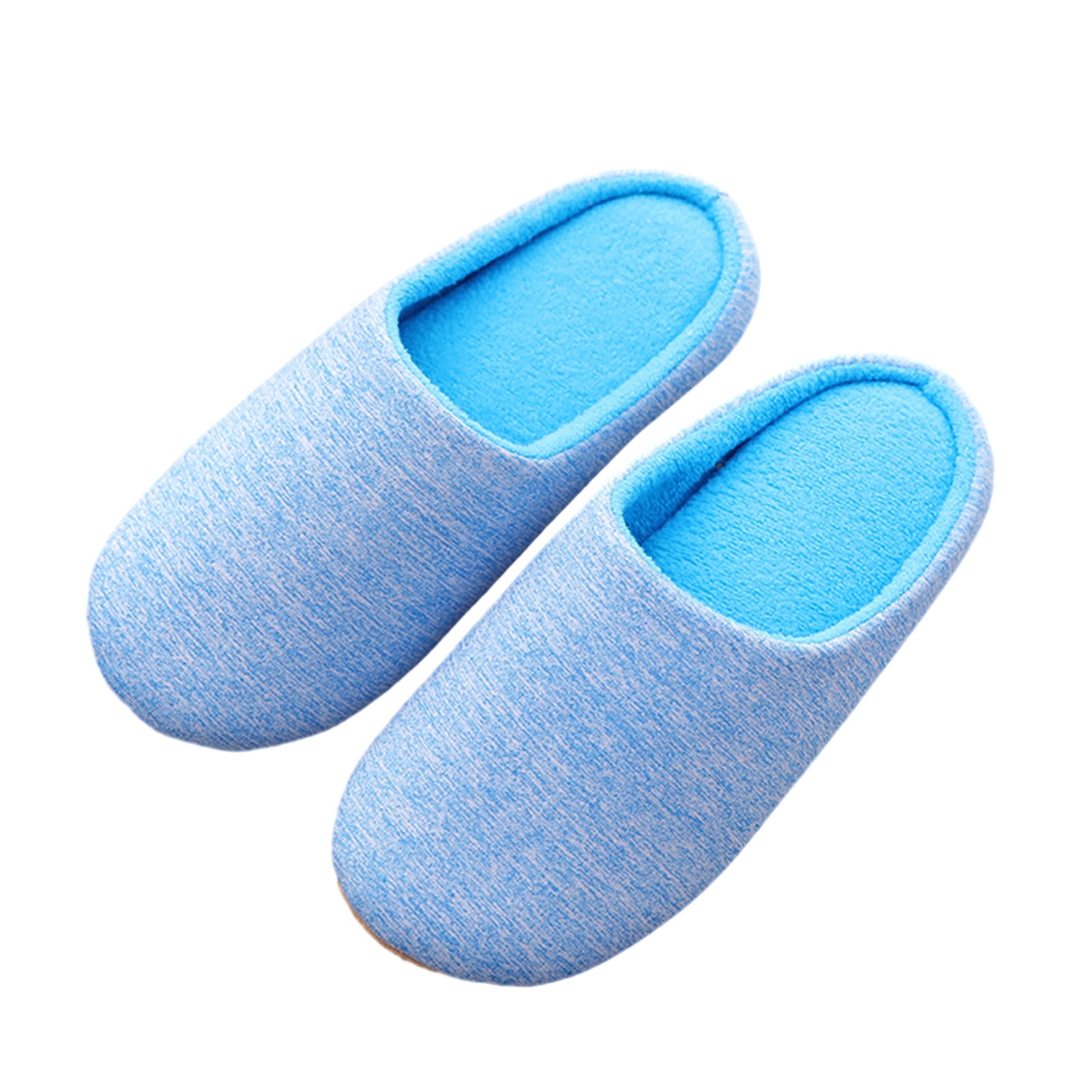 Mosey 1 Pair Winter Slippers Unisex Couple Slippers Homewear Anti-slip ...