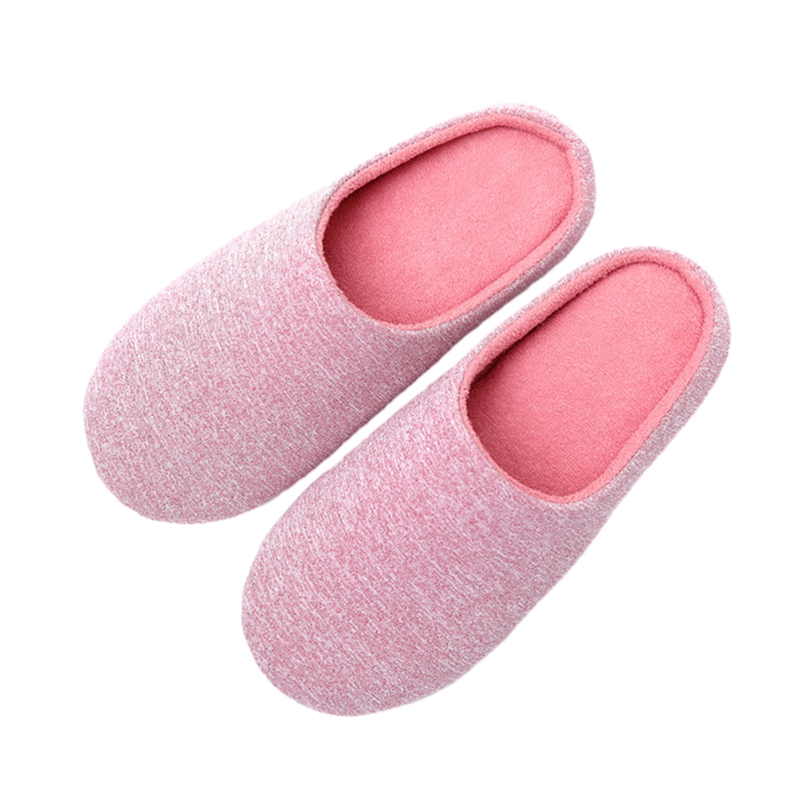 Mosey 1 Pair Winter Slippers Unisex Couple Slippers Homewear Anti-slip ...