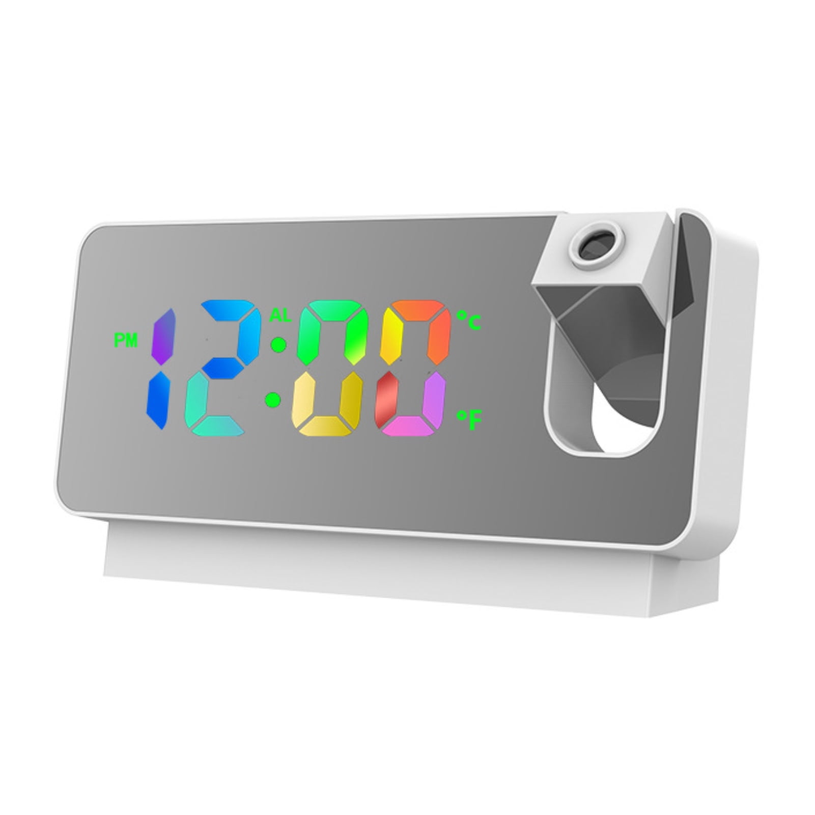 Mosey 1 Set Digital Clock High Brightness Rechargeable Temperature ...