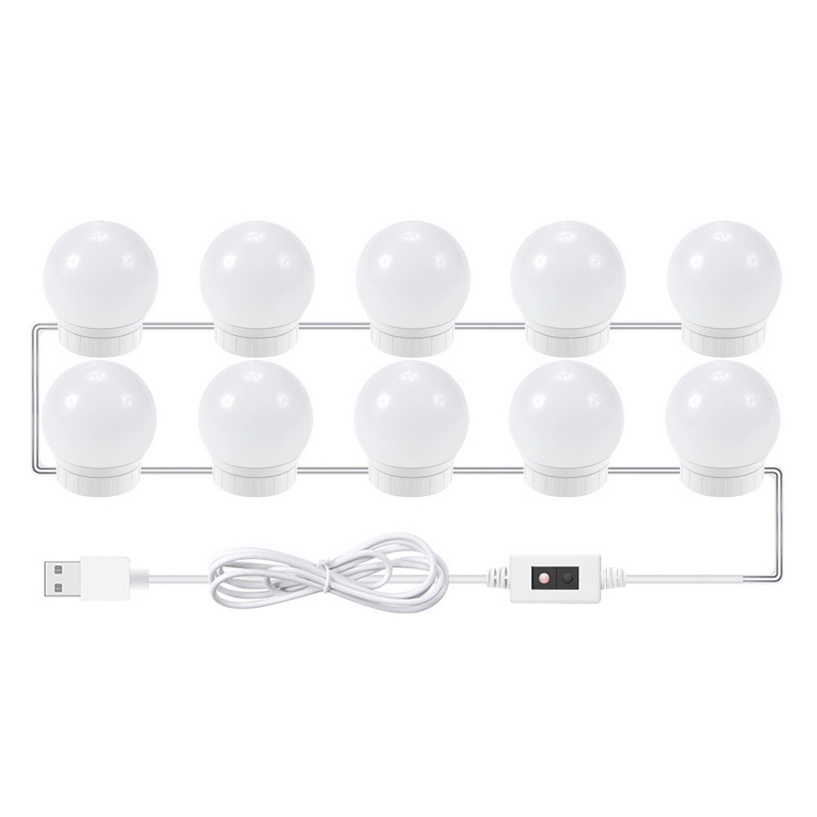 Mosey 1 Set LED Vanity Lights Ultra-Bright Flicker-Free Hidden Wire ...