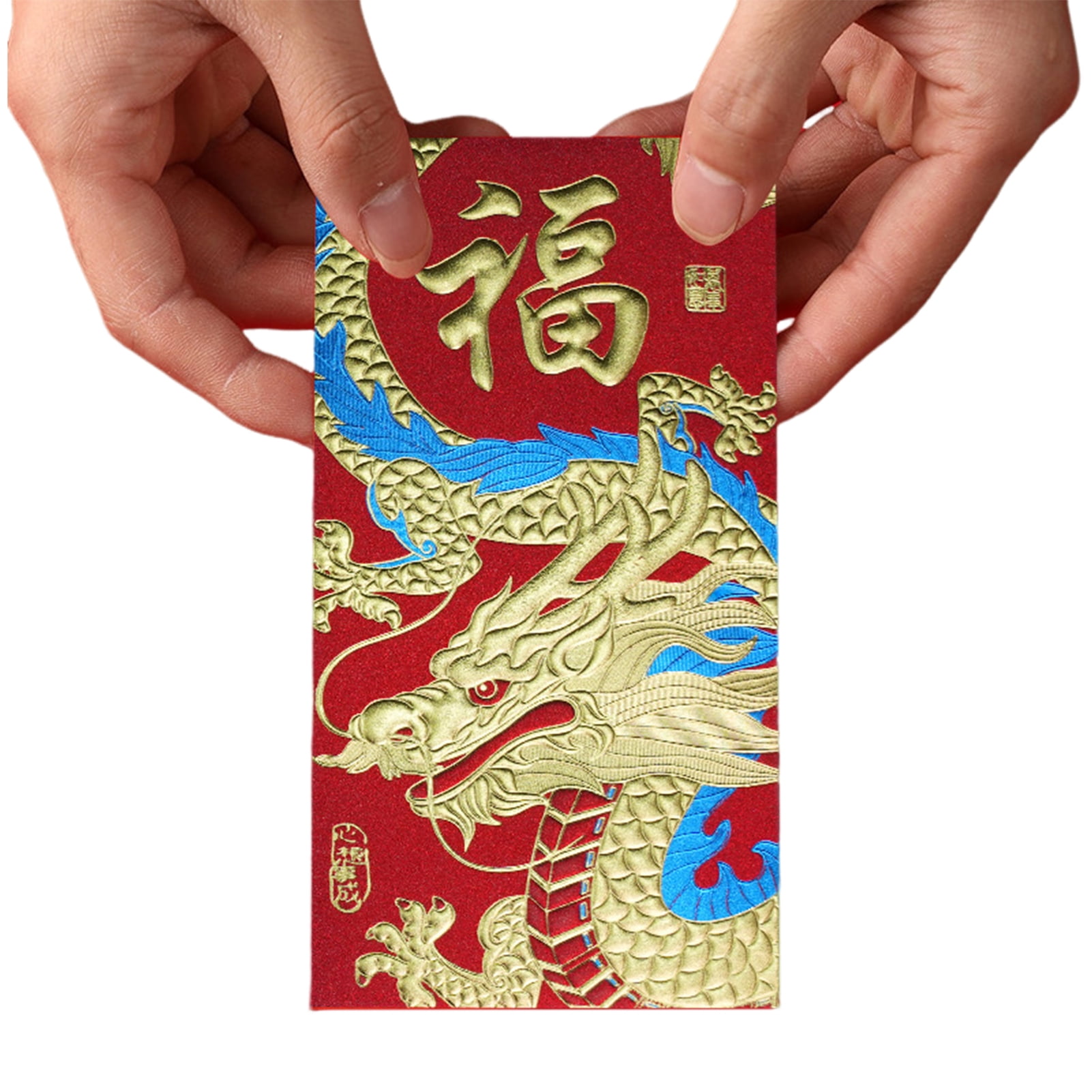 Mosey 12Pcs 2024 Spring Festival Red Envelopes Vibrant Color Chinese ...