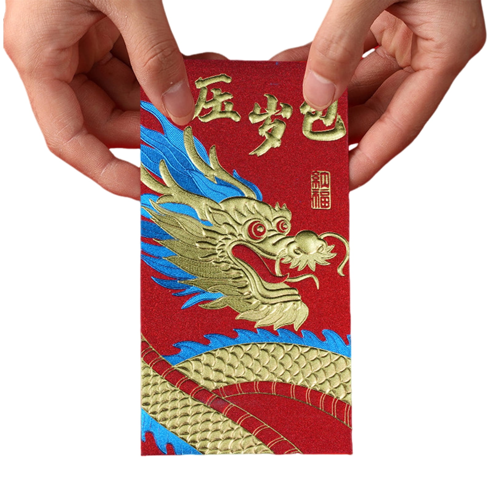 Mosey 12Pcs 2024 Spring Festival Red Envelopes Vibrant Color Chinese ...