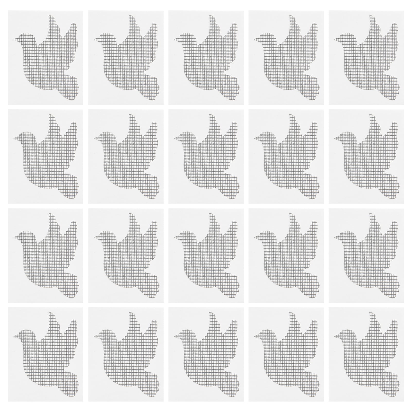 Mosey 20Pcs Window Screen Repair Patch Kit Strong Adhesive Cartoon Cat ...