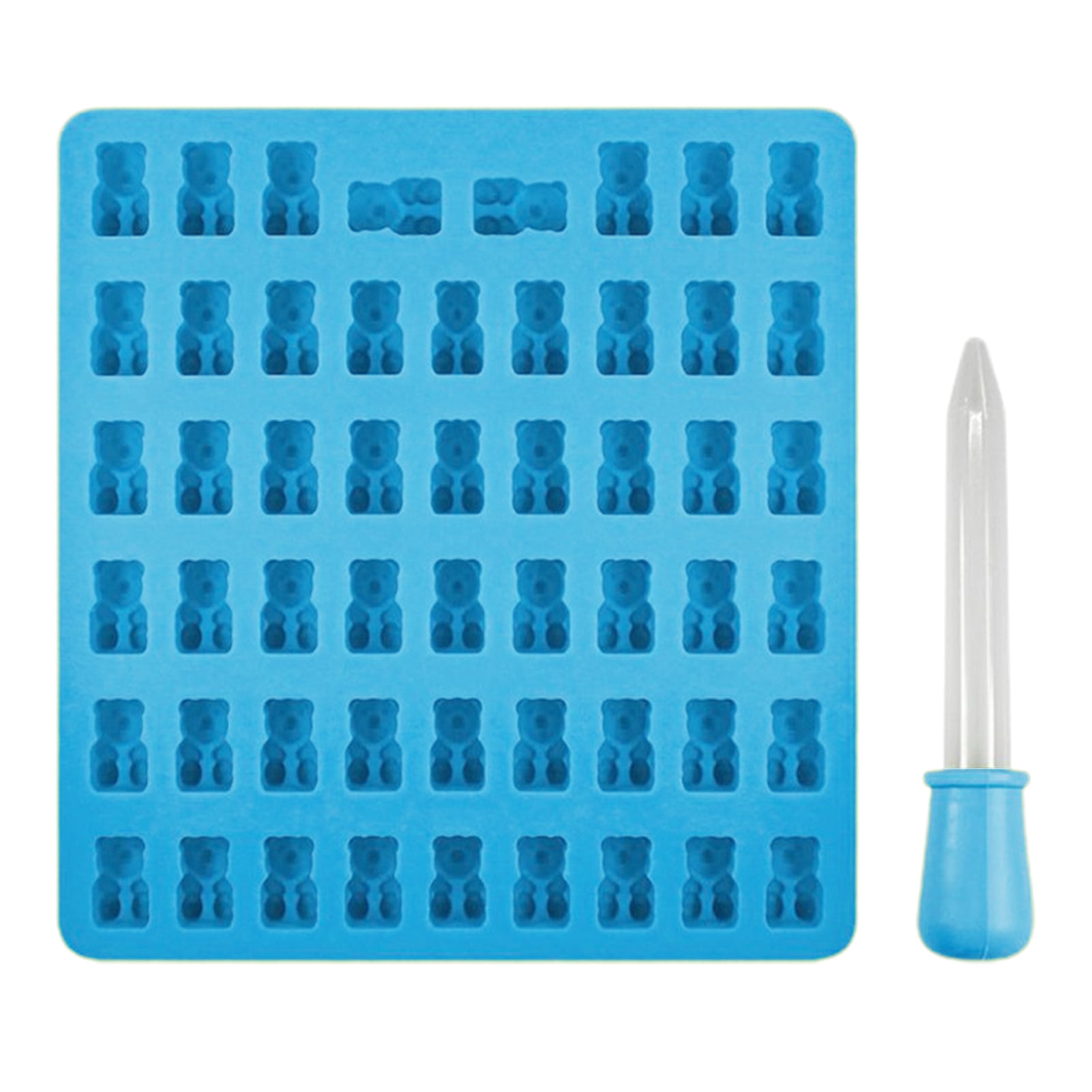 Mosey 53 Cavities Silicone Gummy Mold BPA Free Nonstick Food Grade ...