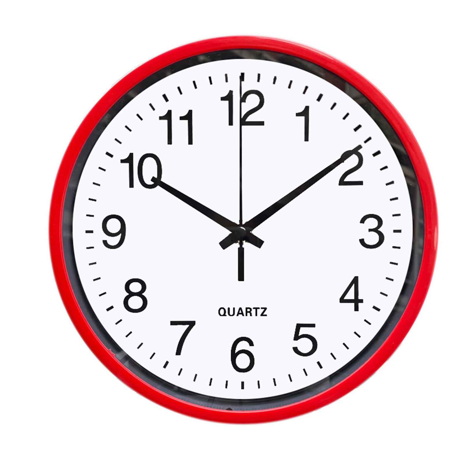 Mosey 8 Inch Wall Clock Silent Non-Ticking Hanging Clock Large Number ...