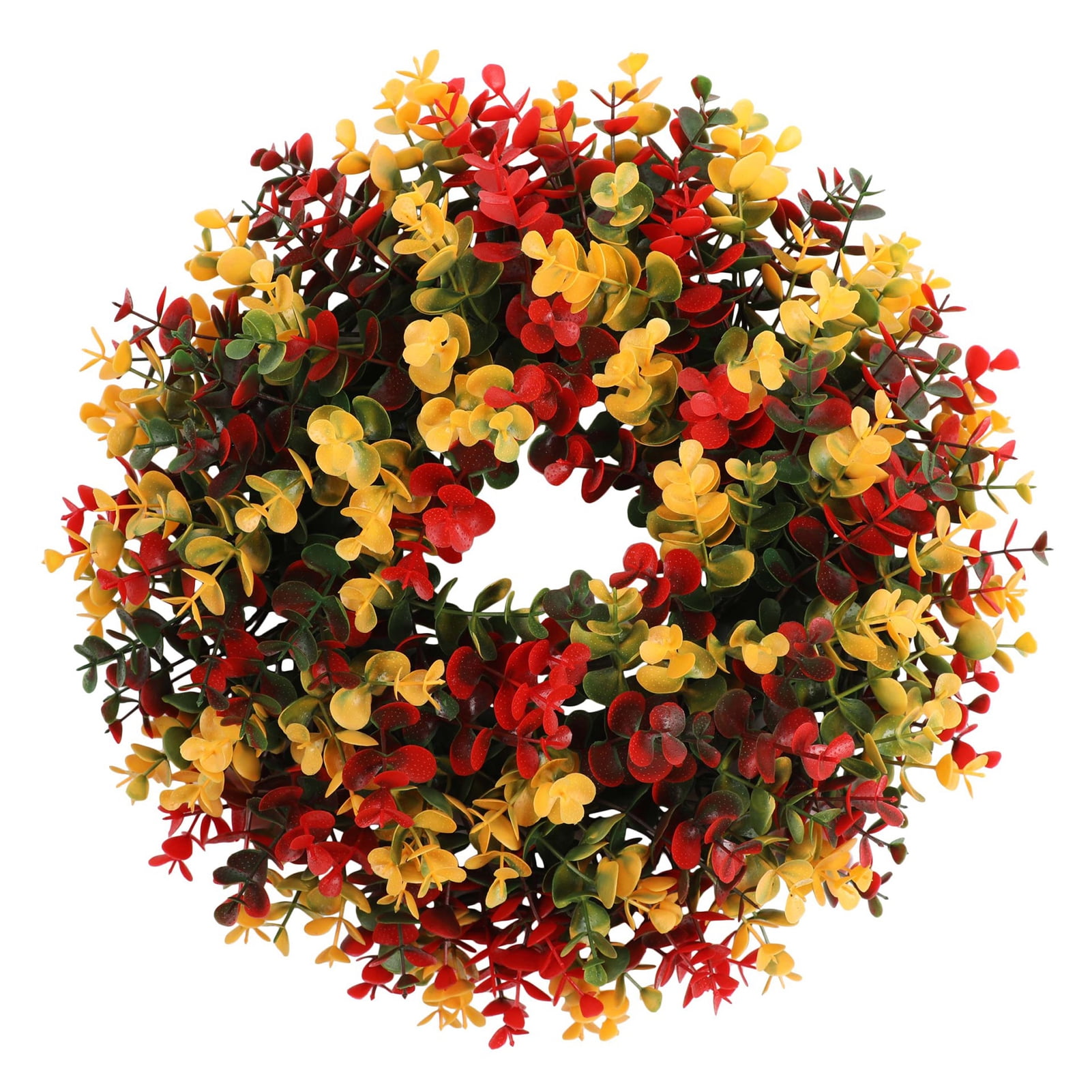 Mosey Artificial Wreath Fade-resistant Bright Color Realistic Simulated ...