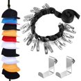 Mosey Baseball Cap Holder,Door Back Hanging Baseball Cap Organizer Hat ...