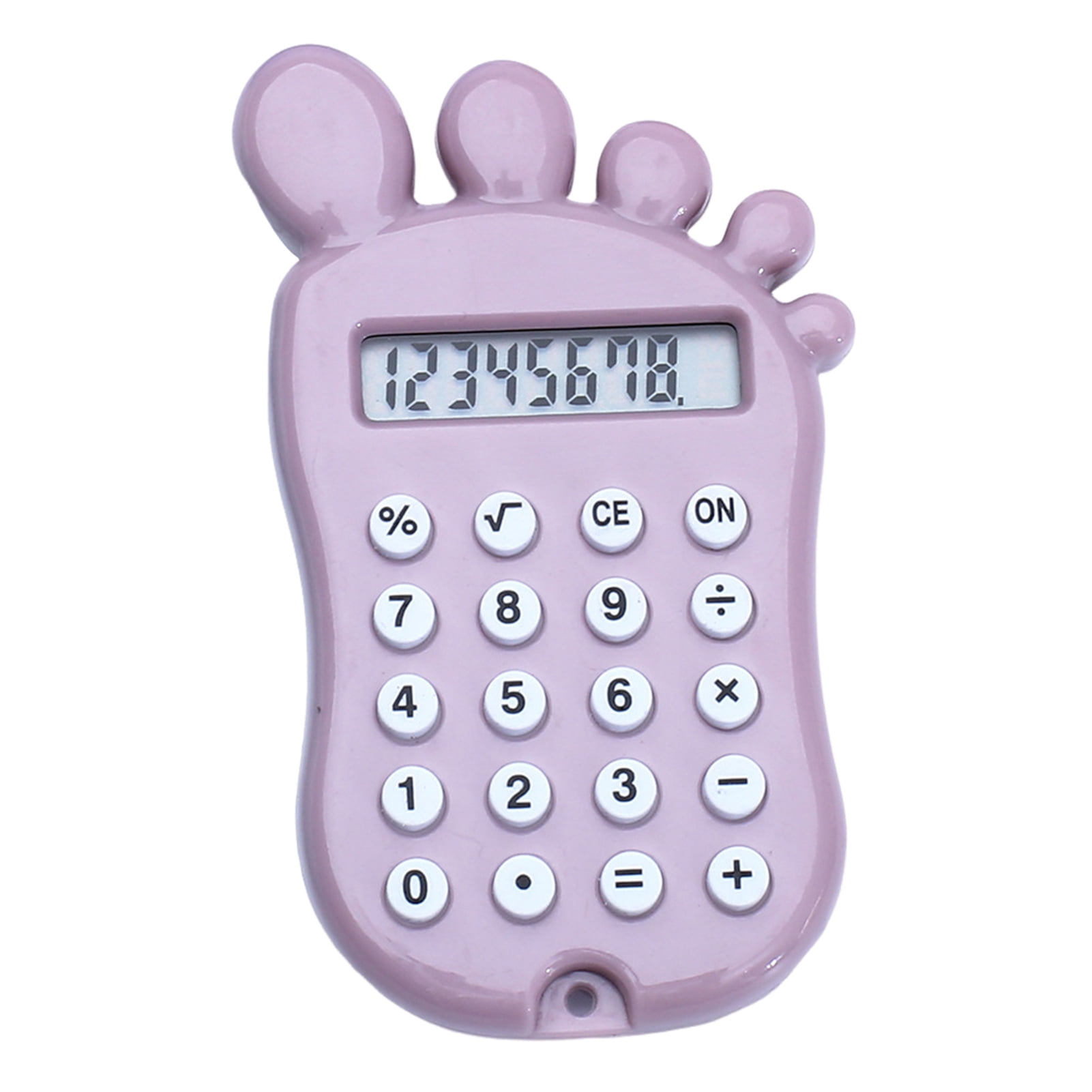 Mosey Calculator Cute Foot Shape Design 8 Digit LCD Screen ...