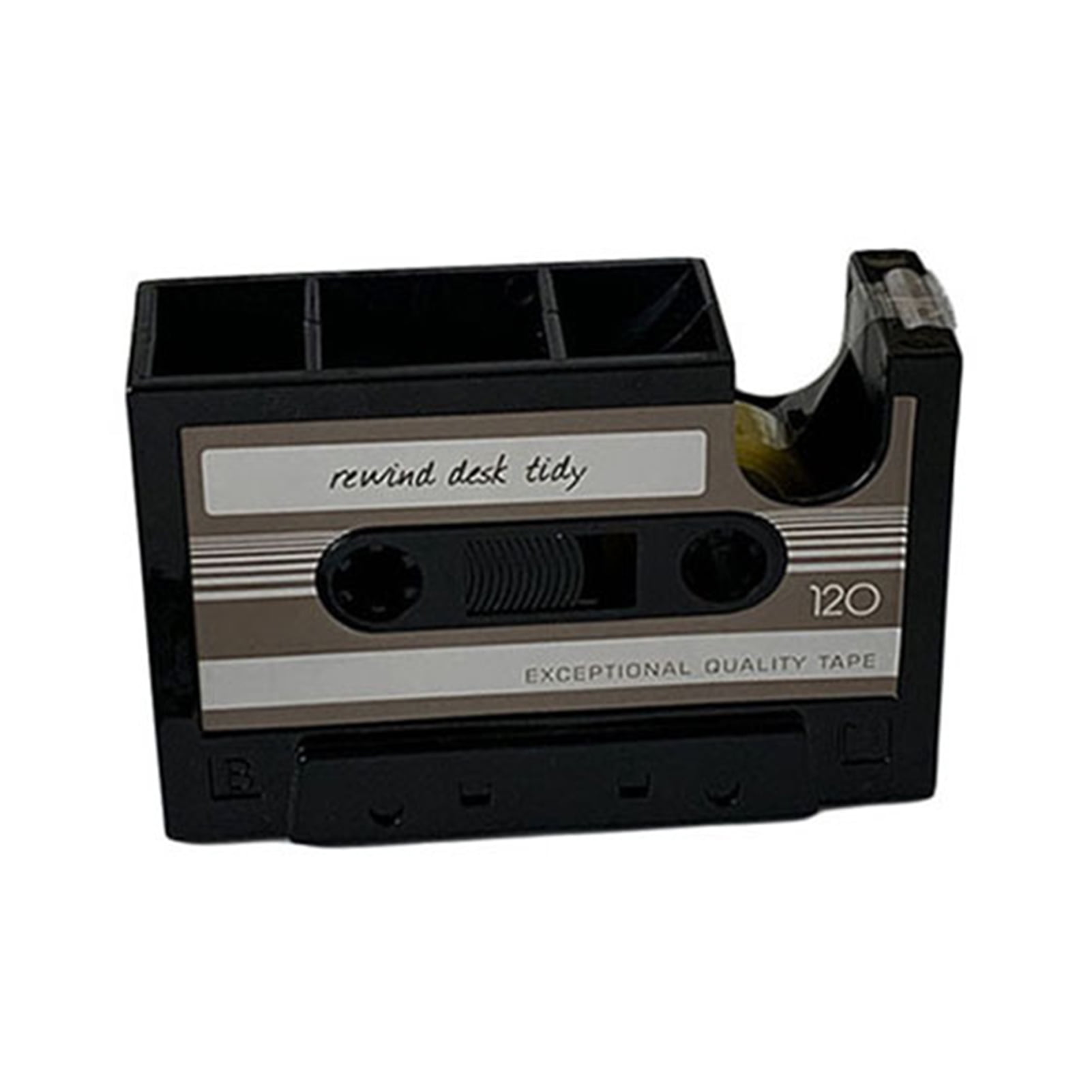 Mosey Cassette Tape Desk Organizer Retro Creative Pen Holder Stationery ...