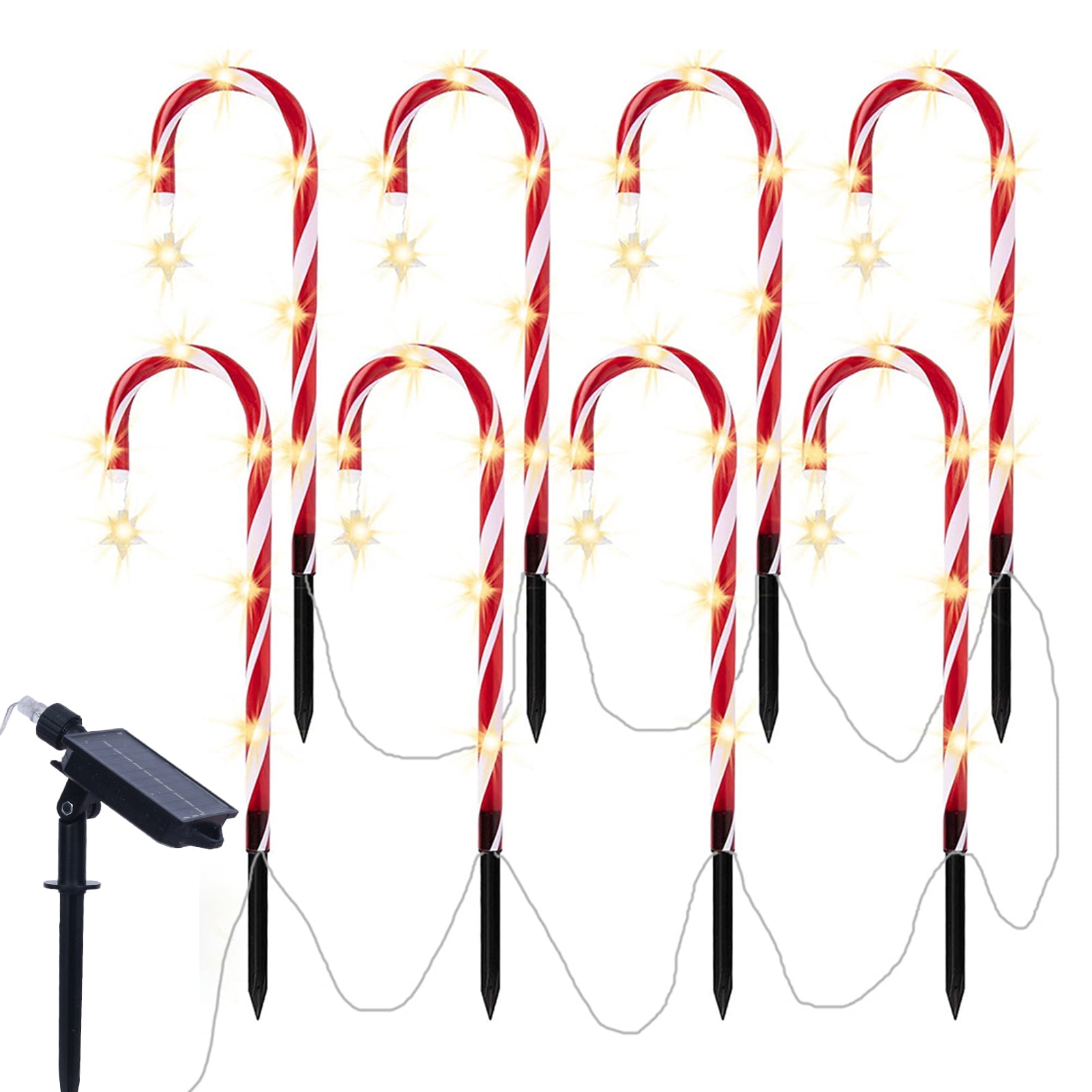Mosey Christmas Candy Cane LED Lights 1 Drag 8 Create Atmosphere ...