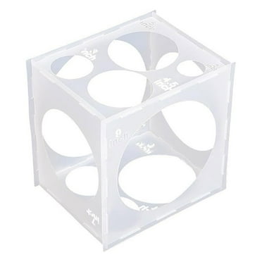 Dserhfy Collapsible Plastic Balloon Sizer Box Cube Measure with Ease 11 ...