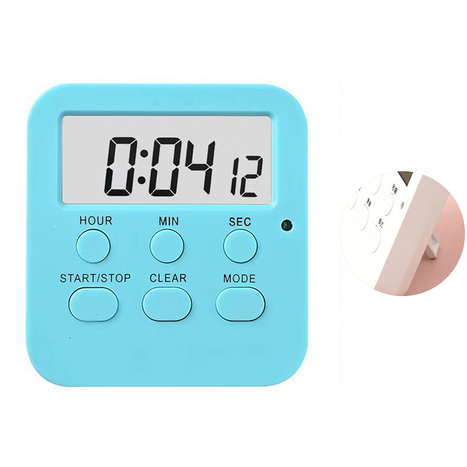 Mosey Countdown Timer Large Screen Display Magnets Adjustable Silence ...